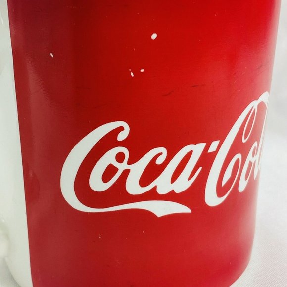 Coca Cola | Dining | Coca Cola Soda Pop Company Logo Coffee Mug Cup Red ...